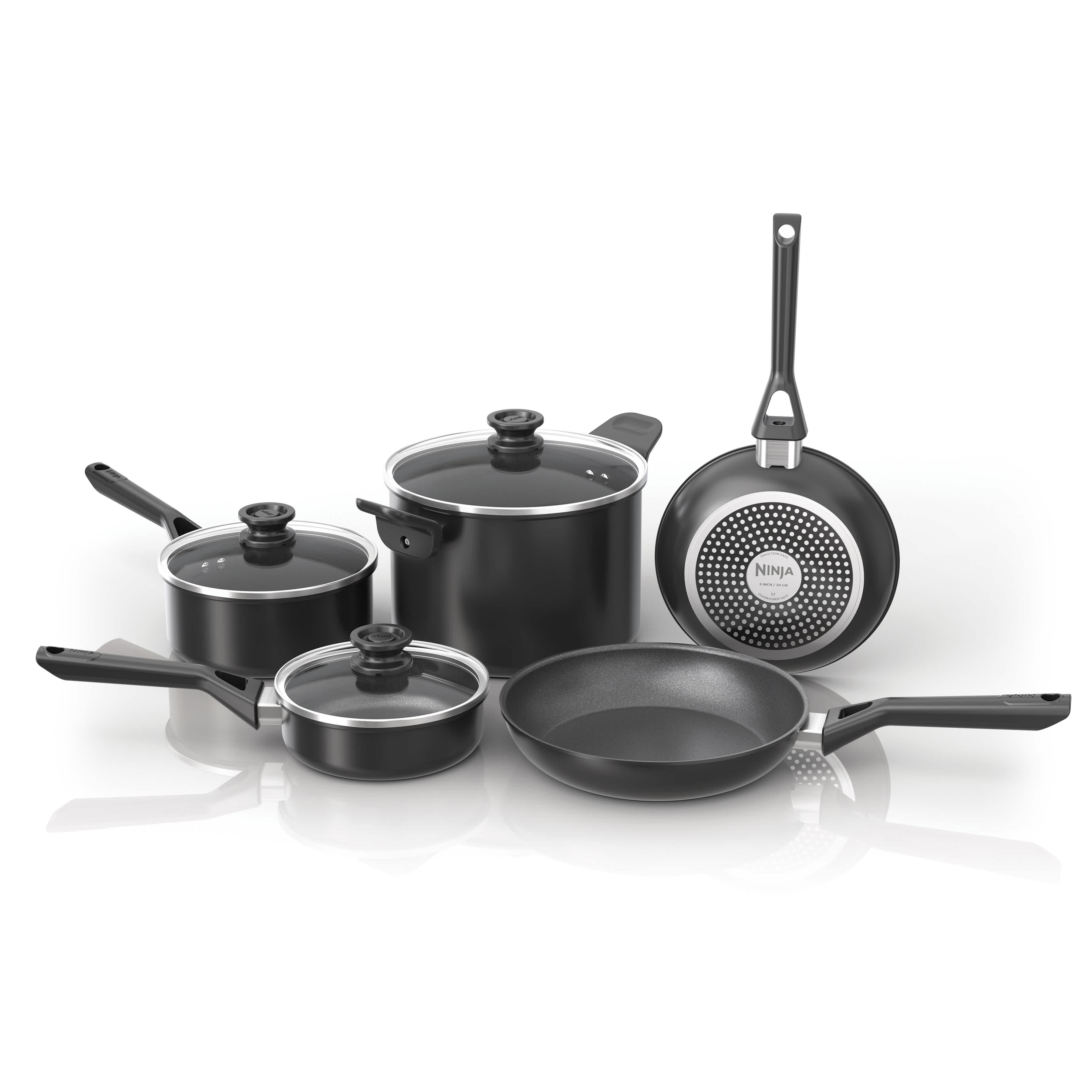Ninja NeverStick™ Select 8-Piece Cookware Set | SharkNinja CA