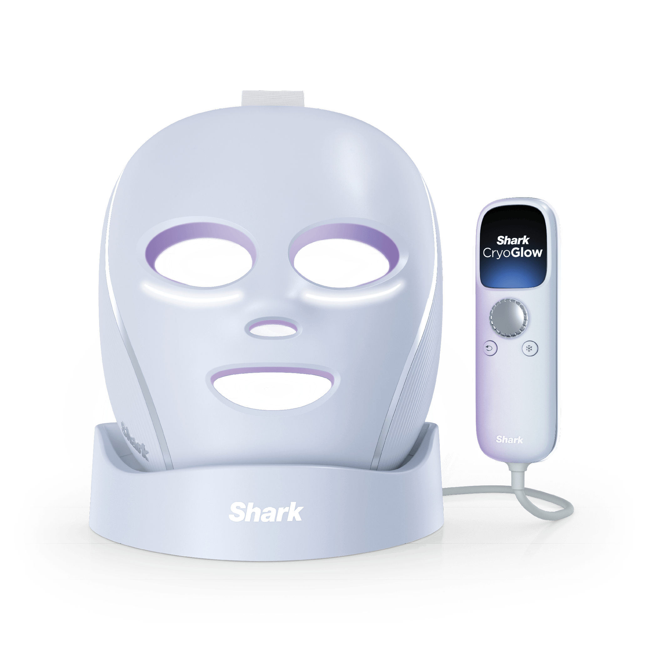 Shark™ CryoGlow™ Red Blue & Infrared iQLED Face Mask & Under Eye ...