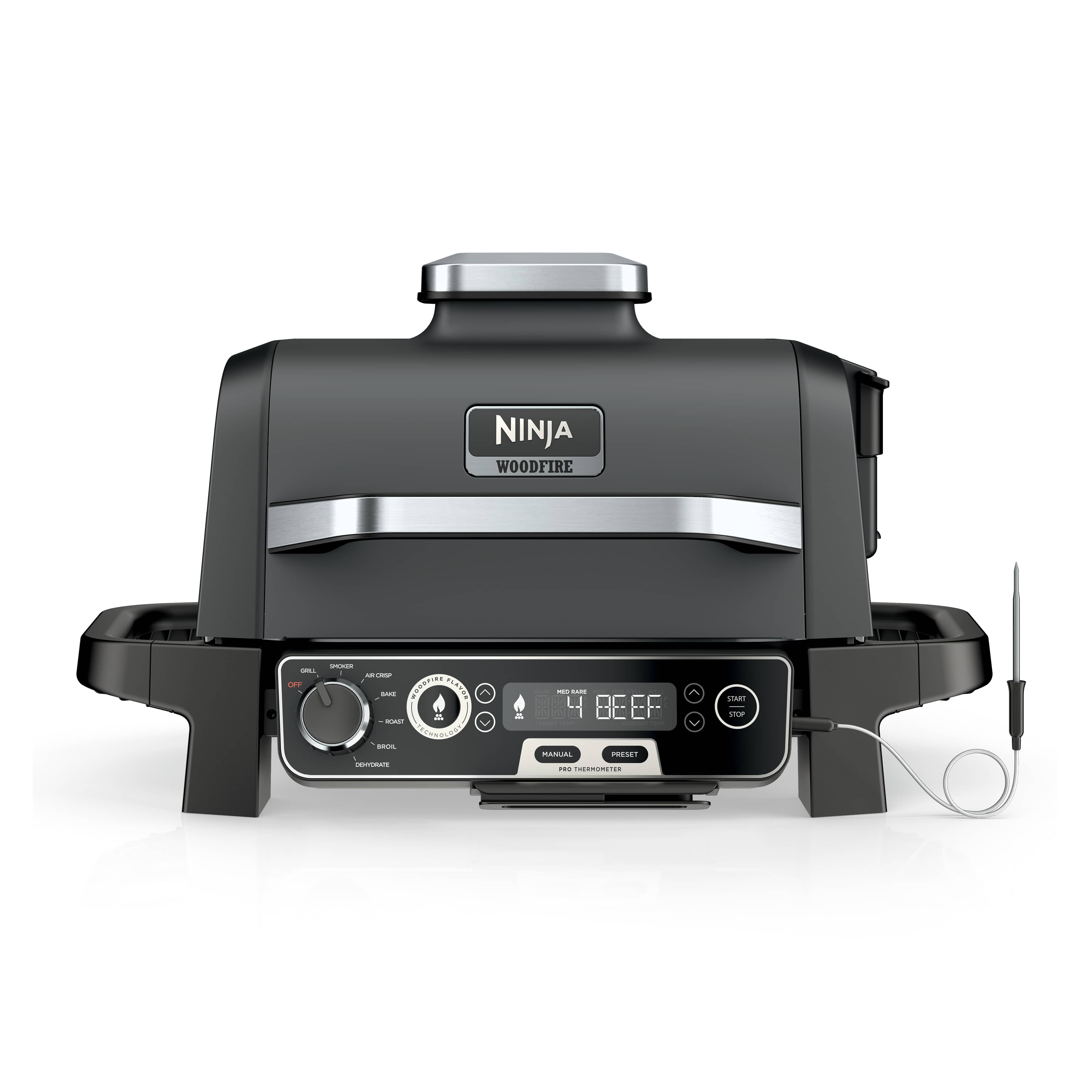 Ninja Woodfire™ Pro Outdoor Grill with Built-in Thermometer Electric ...
