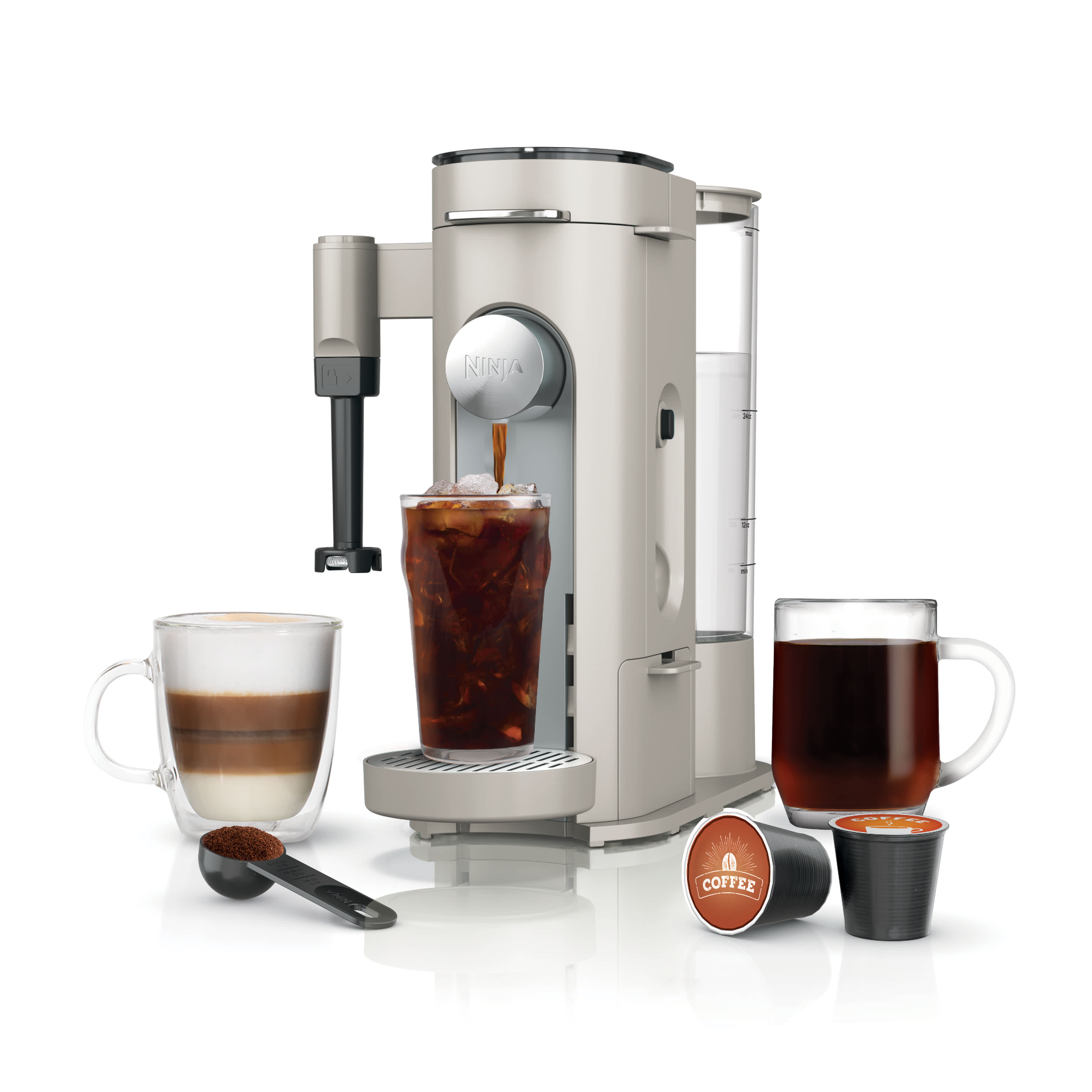 Ninja® Single-Serve Pods & Grounds Specialty Coffee Maker Stone ...