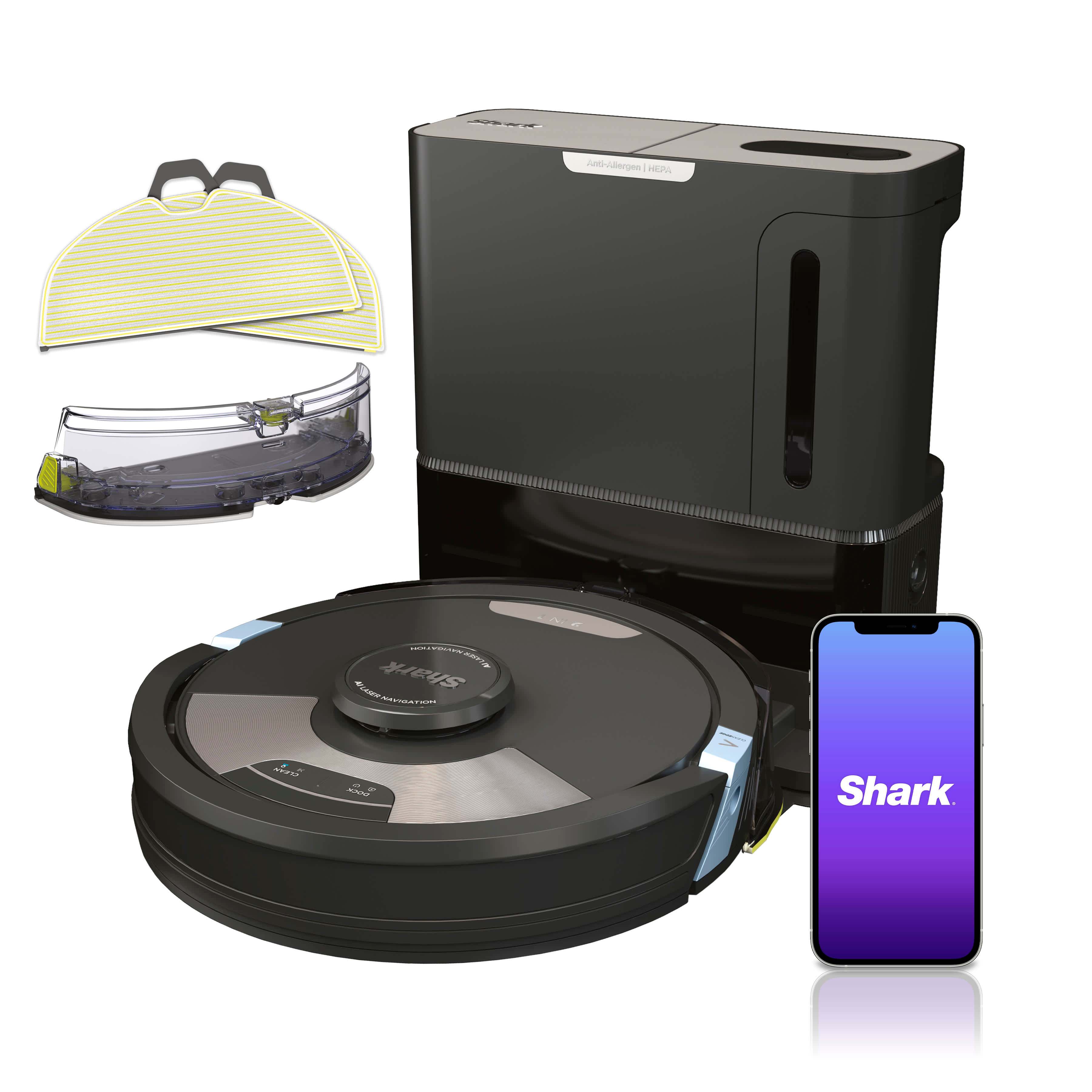 Robot aspiradora y fregador 2 en 1 con autovaciado Shark Matrix™ Plus ...