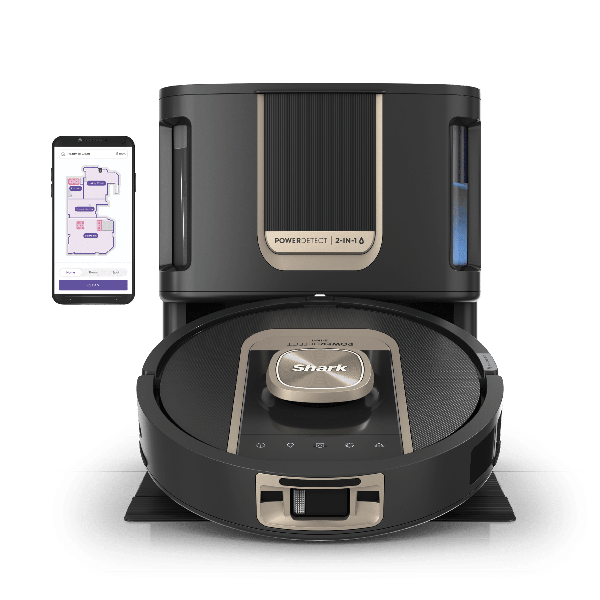 Shark Robot Vacuums & Mops | Self-Empty Bases & UV Detect