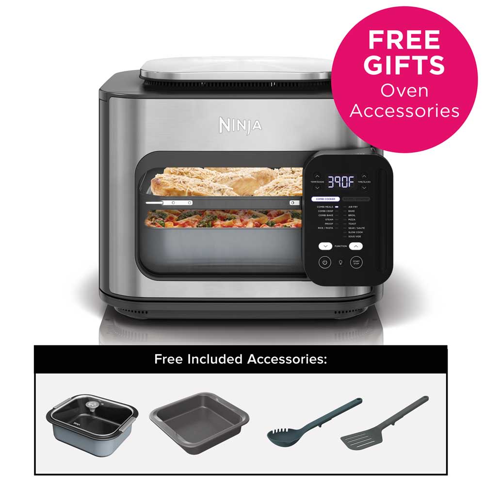 Ninja Combi™ All-in-One Multicooker, Oven, and Air Fryer Bundle Shop ...