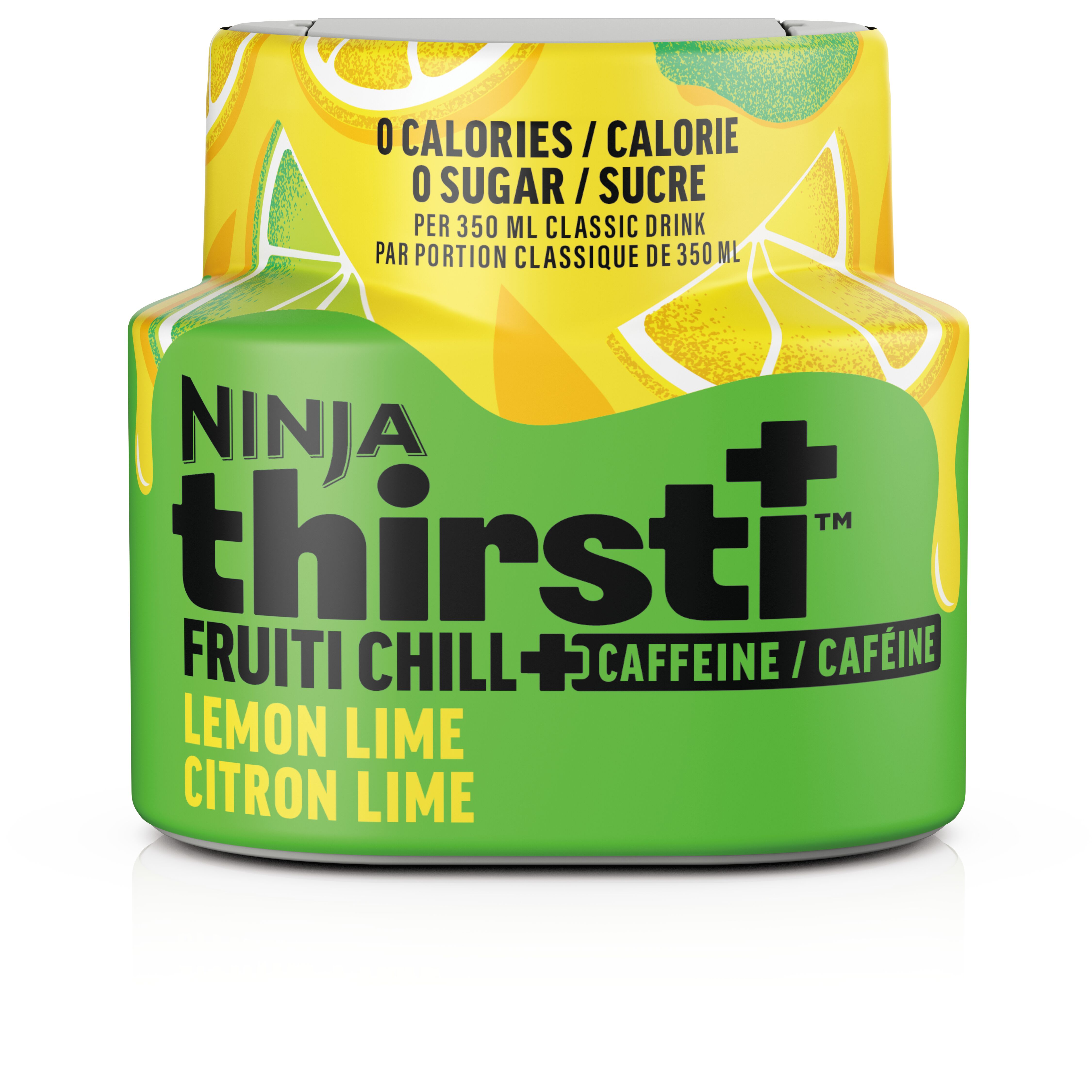 Ninja Thirsti™ FRUITI CHILL + CAFFEINE Lemon Lime Flavored Water Drops ...