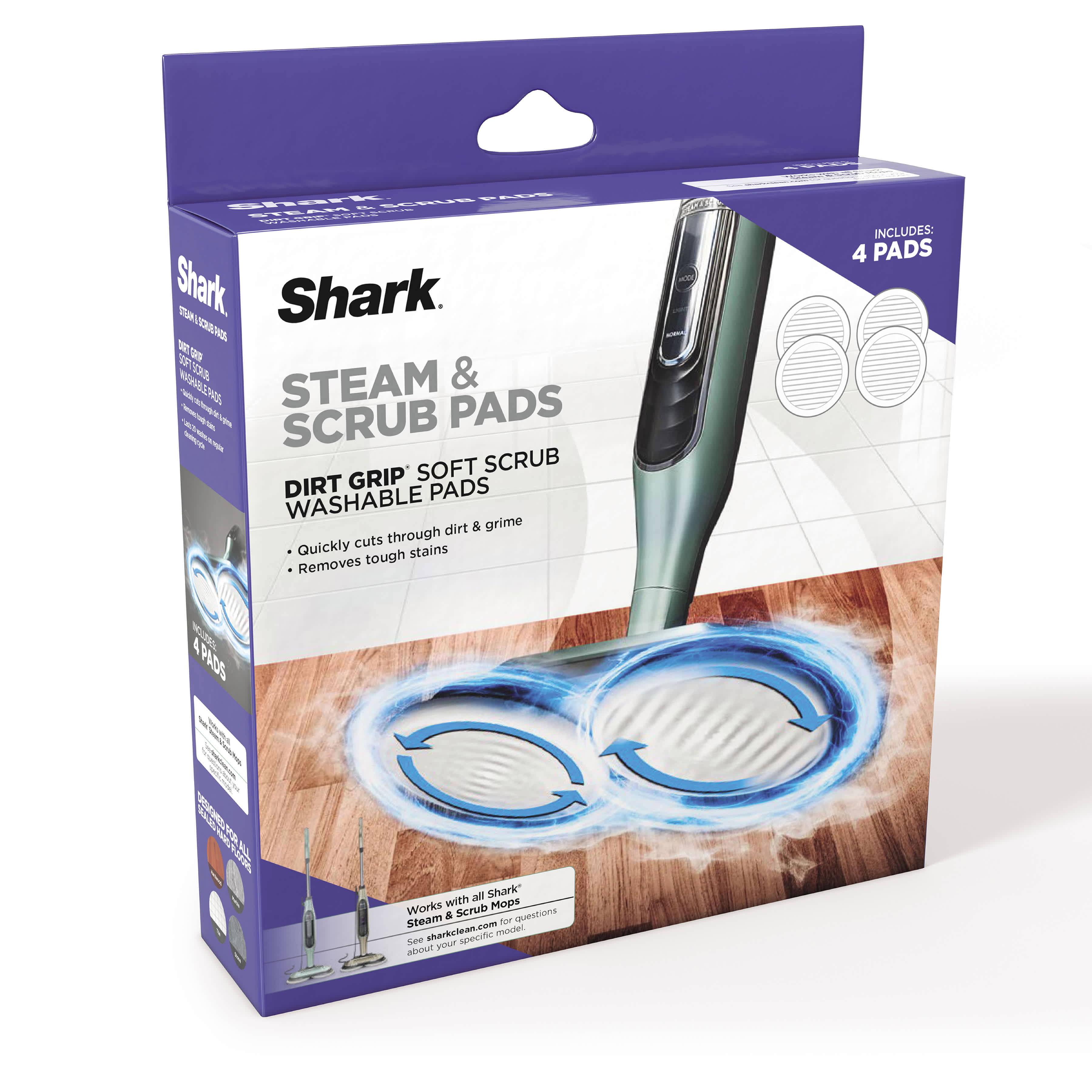 Shark XKITP7000C Dirt Grip Soft Scrub Pads | SharkNinja CA