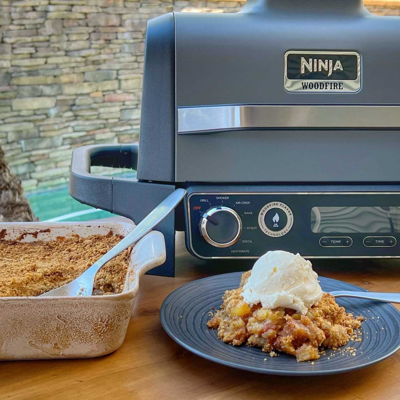 Air Fried Apple Crisp - Ninja Test Kitchen