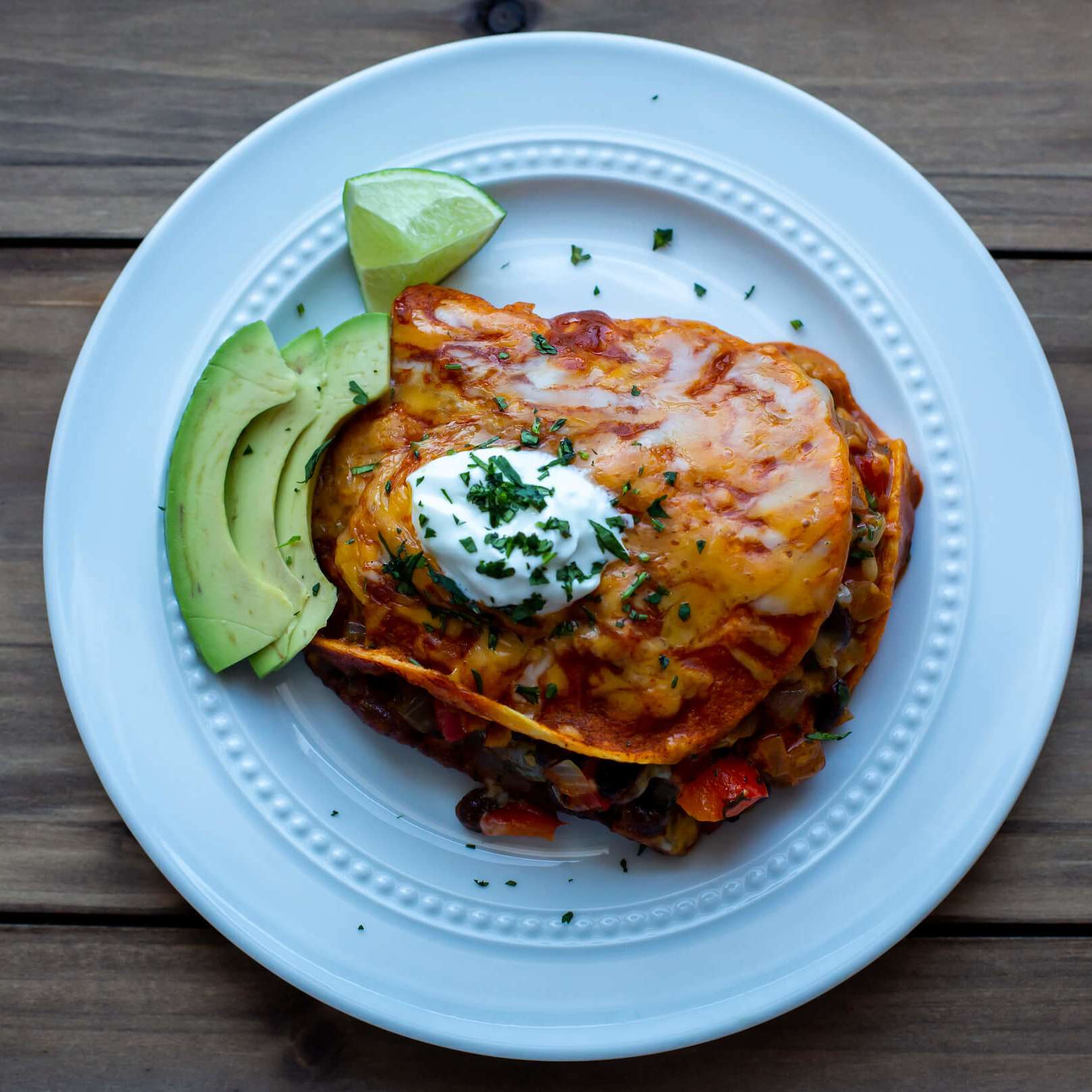Black Bean Enchilada Bake - Ninja Test Kitchen
