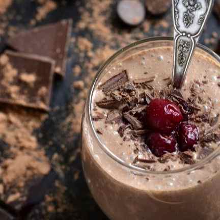 Cherry Chocolate Milkshake - Ninja Test Kitchen