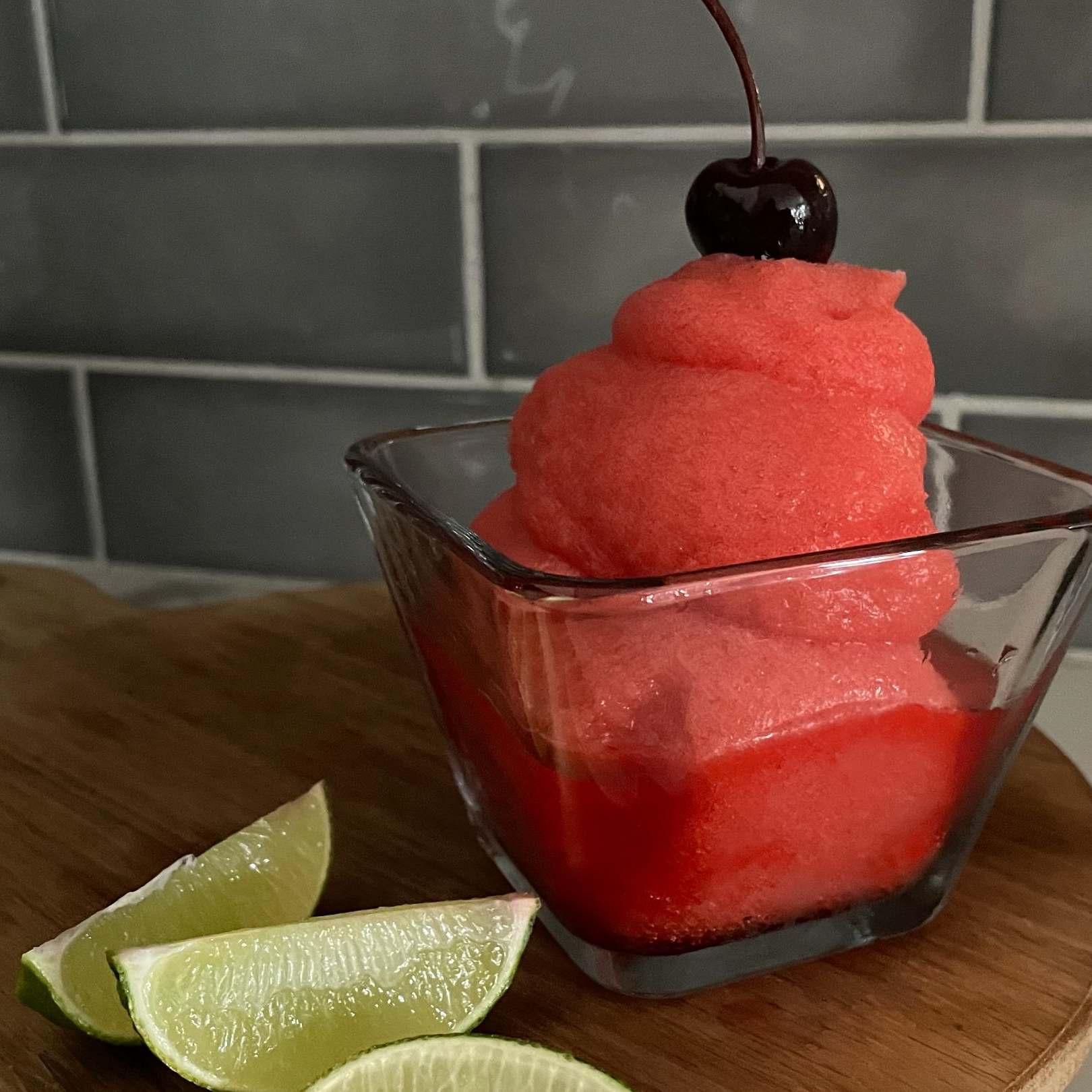 Cherry Limeade Italian Ice - Ninja Test Kitchen