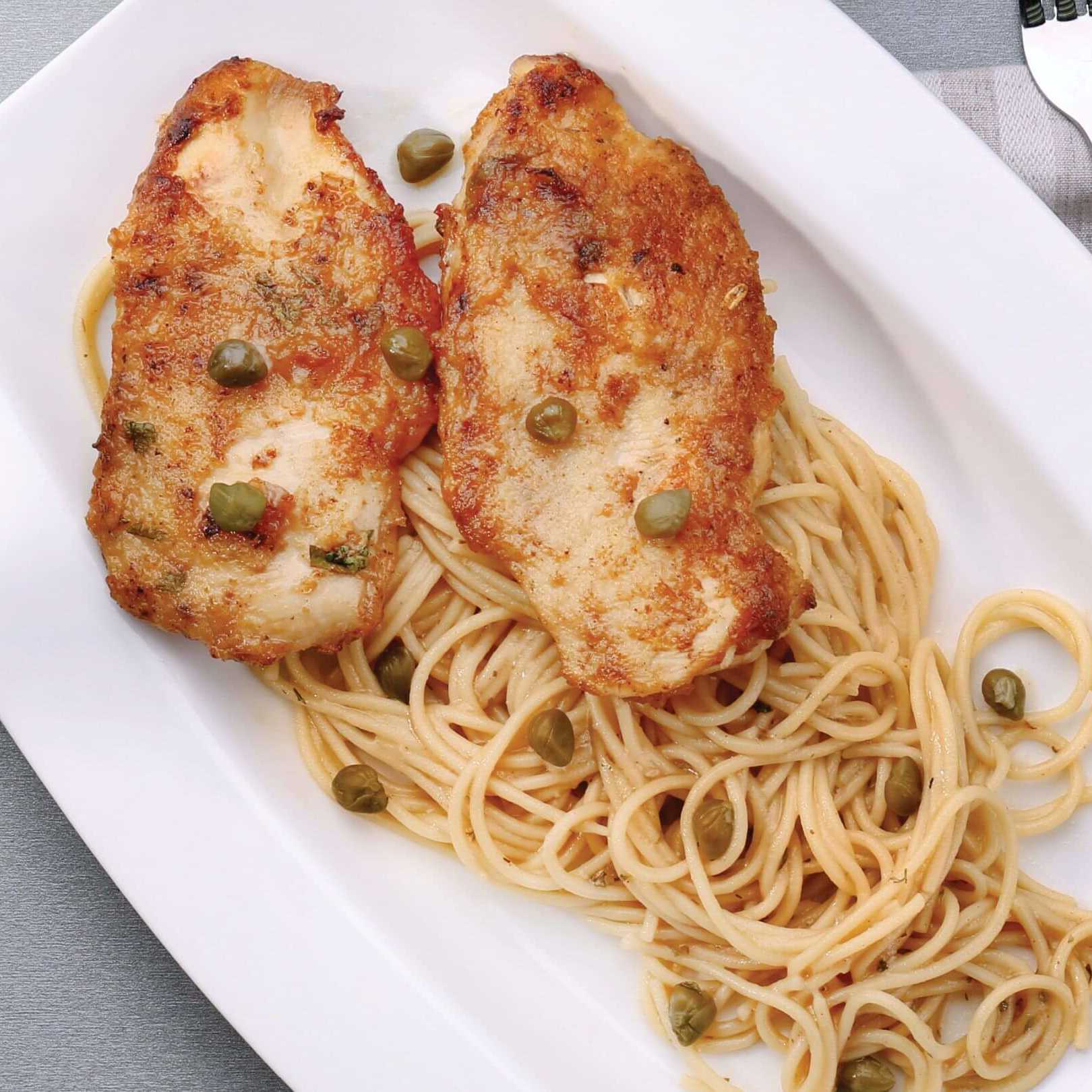 Chicken Piccata Pasta - Ninja Test Kitchen