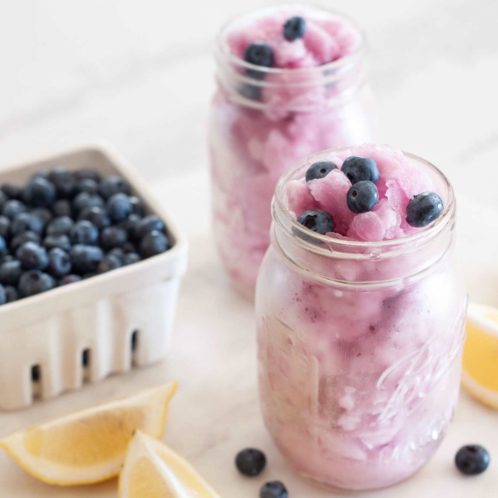 Blueberry Lemonade Italian Ice - Ninja Test Kitchen