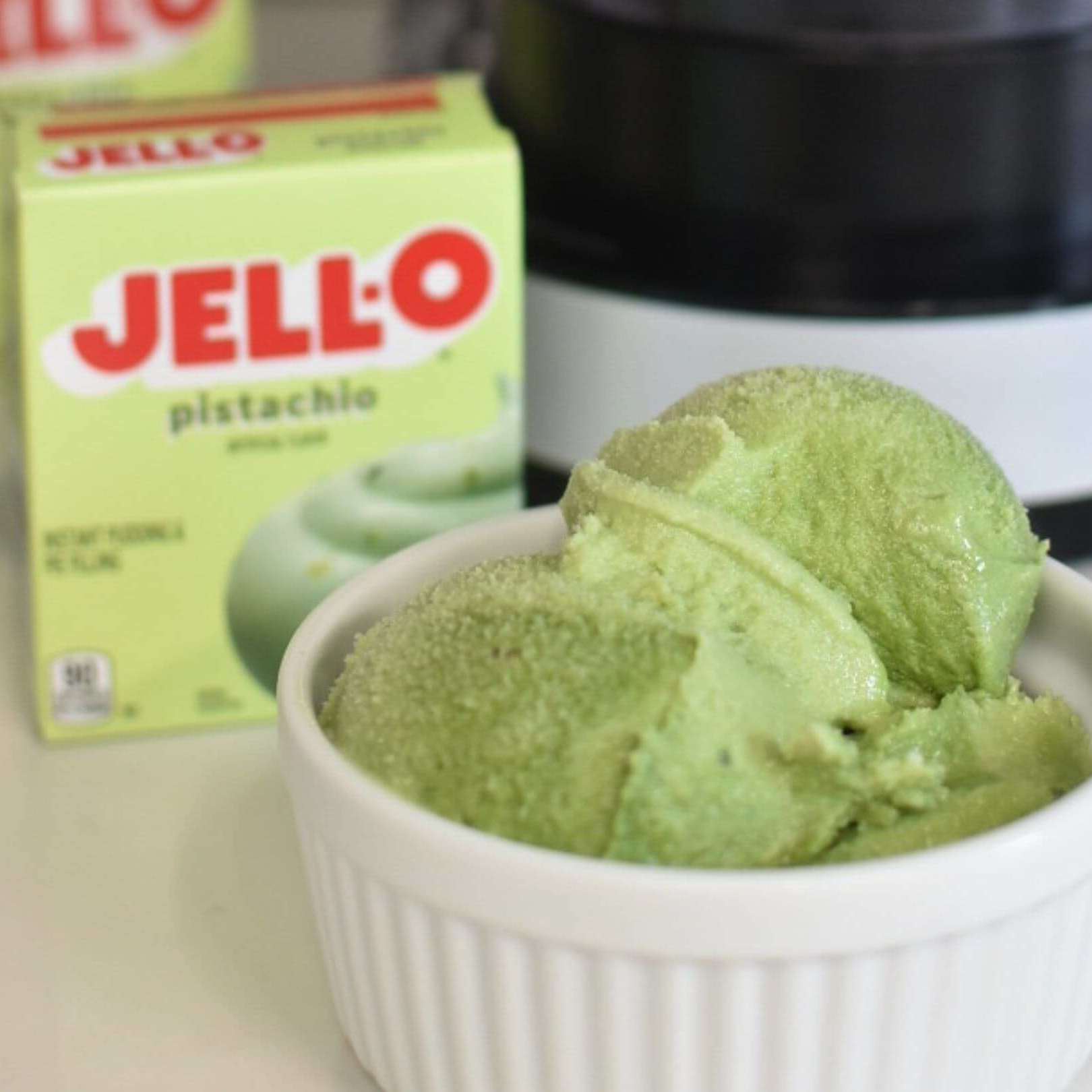 JELL-O Matcha Pistachio Ice Cream - Ninja Test Kitchen