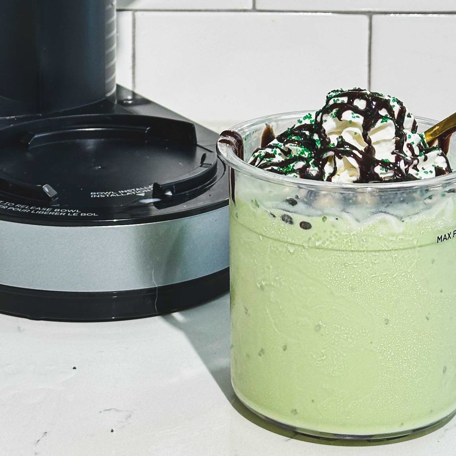 Irish Peppermint Milkshake - Ninja Test Kitchen