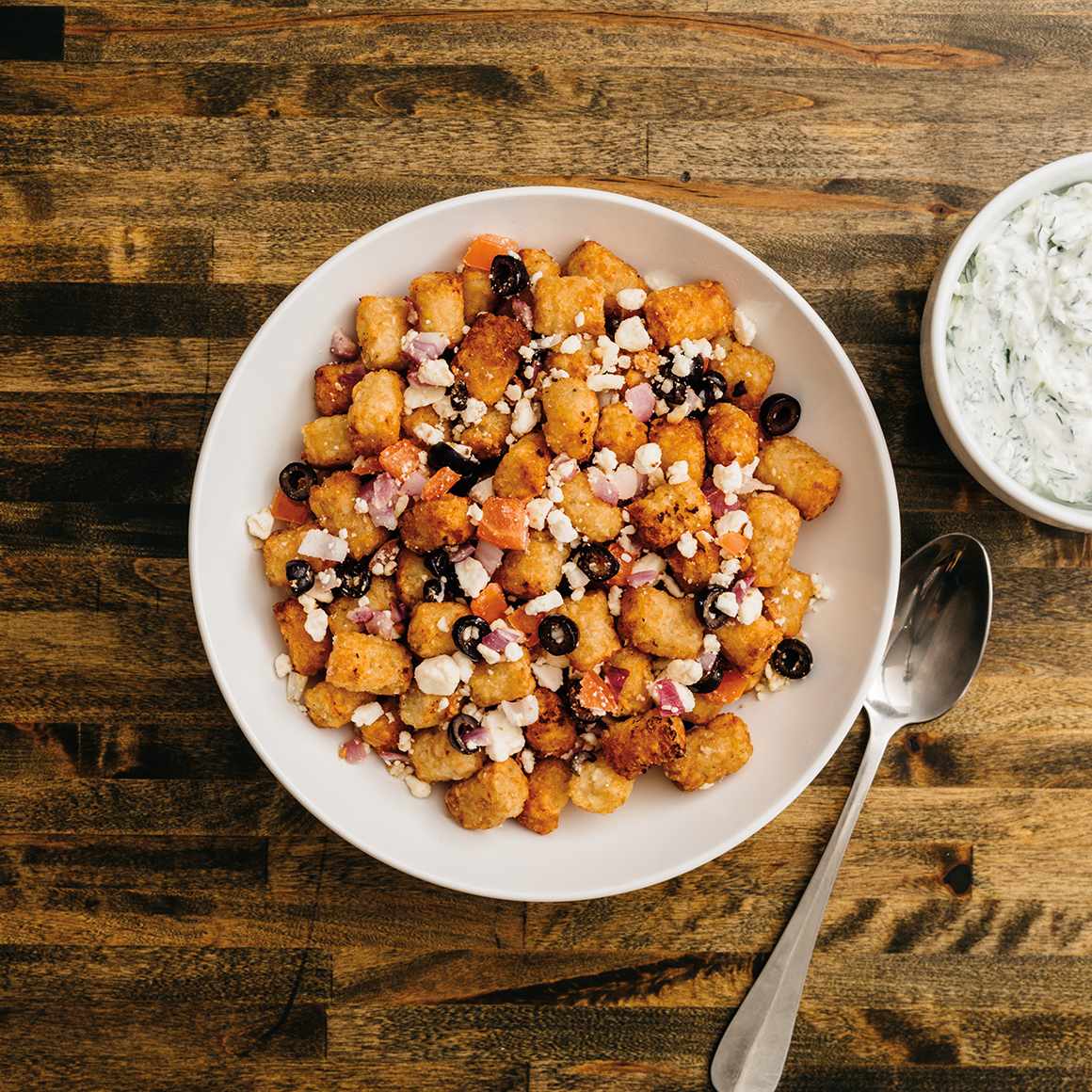 Greek-Style Loaded Tater Tots - Ninja Test Kitchen CA